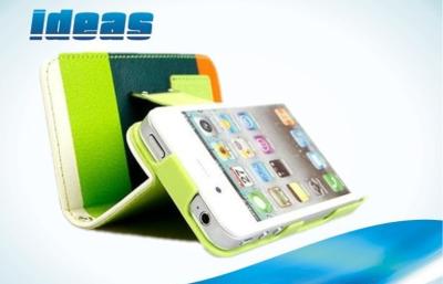 Cina Le casse del cuoio di iPhone di Apple di vibrazione stanno la copertura portafoglio/di caso per il iPhone 5 più fresco in vendita