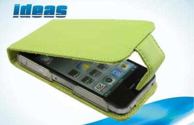 Cina Apple verticale unico molle lancia leggermente il iPhone 5 casi di cuoio esili in vendita