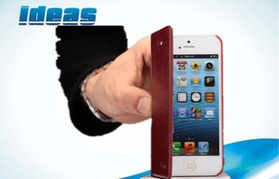 Cina Casse durevoli del cuoio di iPhone di Apple, copertura del cuoio dell'unità di elaborazione della glassa di iPhone 4 in vendita