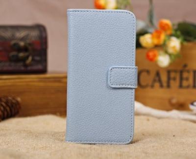 Cina Coperture a 4 pollici di caso del supporto del cuoio del telefono cellulare del grano del litchi per il iPhone 5C in vendita