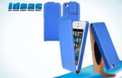 Cina Casse fresche del cuoio di iPhone di Apple della tela, sacchetti verticali di vibrazione iPhone5 in vendita