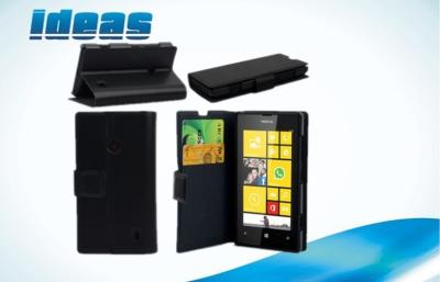 Cina Casse nere di Smartphone del cuoio dell'unità di elaborazione per il lumia 920, progettazione di Nokia del portafoglio in vendita