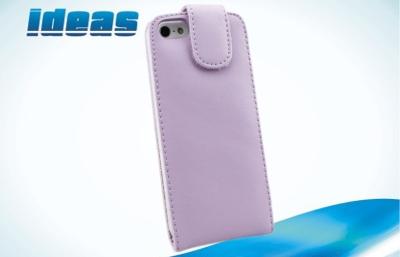 Cina Il cuoio porpora di Apple iPhone5c di vibrazione sveglia riveste il verticale, abitudine colorato in vendita