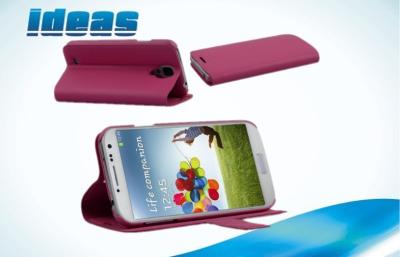 Cina Casse magnetiche su ordine del cuoio del telefono cellulare della galassia per s4 i9500 in vendita