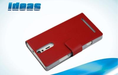 Cina Cassa del portafoglio del telefono cellulare di vibrazione per Sony S LT26i, più protettiva in vendita