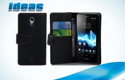 Cina Casse semplici degli accessori del telefono cellulare del portafoglio per i telefoni di Sony LT30p in vendita