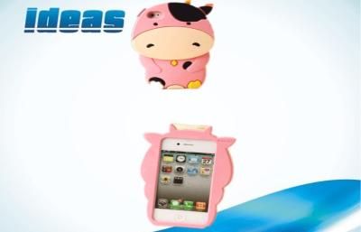 China 3D Comic Silicone Cell Phone Cases For Iphone 4S / 5S , Silicon Soft Mobile Case for sale