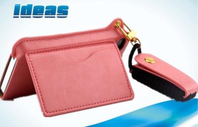 Cina Casse magnetiche del cuoio di iPhone di Apple, caso rosa di iPhone 5G del portafoglio/del portafoglio 5C in vendita