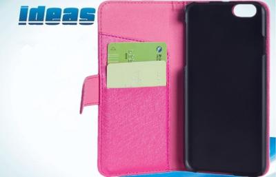 中国 ピンクのかわいい携帯電話の革は iphone 6 のための反傷カバーを包装します 販売のため