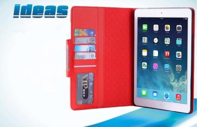 Cina Il cuoio rosso del iPad di Apple riveste impermeabile per l'aria 5, accessori del ipad di Ipad in vendita