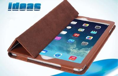Cina Casse del cuoio del iPad di Apple del sostegno del triangolo/copertura aria di Apple Ipad in vendita