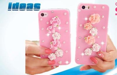 Cina Iphone cuoio del telefono cellulare di 5/6 diamanti riveste l'OEM impermeabile in vendita