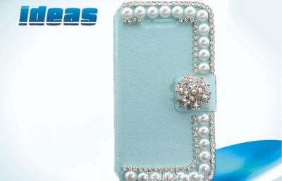 Cina Le casse di lusso del cuoio di iPhone di Apple lanciano il iPhone di cuoio 4/5/6 del diamante in vendita