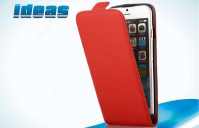 Cina Le casse di cuoio rosse di Smartphone giù ed aumentano le casse della custodia per armi di vibrazione Apple6 in vendita
