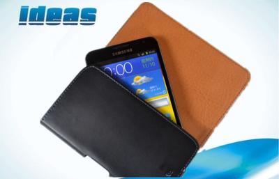 中国 磁気フリップと防水ウエストの携帯電話の革箱を掛けて下さい 販売のため