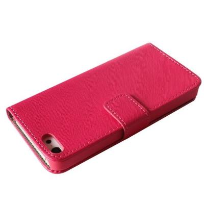 Cina Plastica dura di cuoio rossa/porpora/di rosa della cassa del cellulare di iPhone di Apple unità di elaborazione in vendita