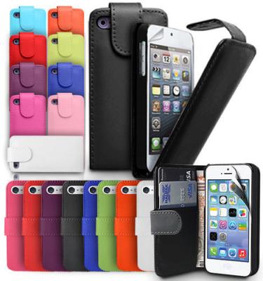 中国 耐久フリップ革 Apple Iphone の保護例のオレンジ、Iphone 4/4s/5 カバー 販売のため