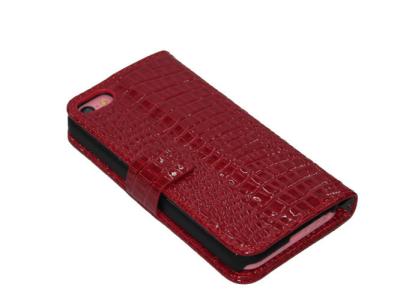 Cina Casse del cuoio dell'unità di elaborazione Apple IPhone di Croco, coperture dello Smart Phone 4/4S di Iphone in vendita