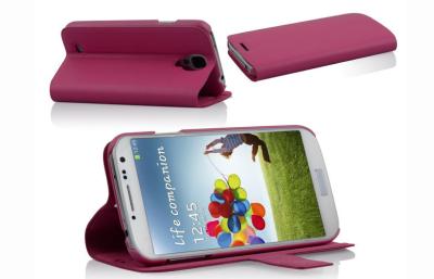 Cina Cassa esile extra con la funzione di sonno, caso del cuoio del telefono cellulare del supporto dell'unità di elaborazione della galassia S4 i9500 di Samsung in vendita