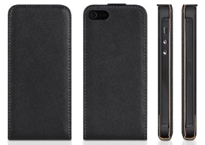 Cina Coperture del cuoio genuino, casse del cuoio di Apple IPhone per IPhone 5s in vendita