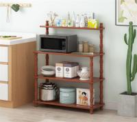 China Custom Kitchen Microwave Rack Shelf For Kitchen Utensils Storage for sale