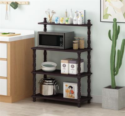 Cina scaffale multifunzionale di Oven Rack Kitchen Appliance Storage di microonda di 4 file in vendita