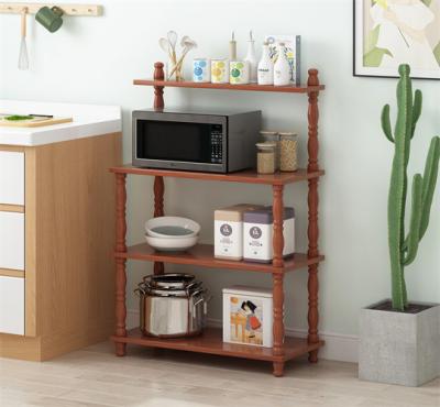 Cina scaffale multifunzionale di Oven Rack Kitchen Appliance Storage di microonda di 4 file in vendita