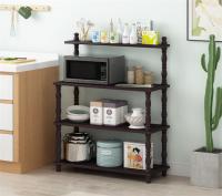 China Custom Kitchen Microwave Rack Shelf For Kitchen Utensils Storage for sale