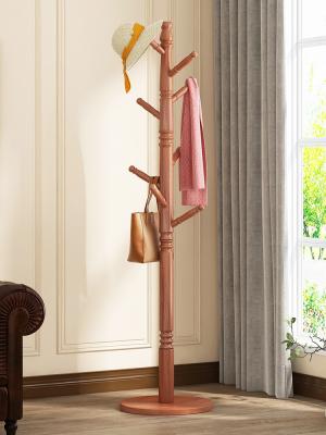 Cina Gancio regolabile del supporto del cappotto dell'angolo dell'albero per il fondo rotondo delle cartelle del panno della stanza in vendita