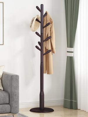 Cina Legno di pino dello scaffale del gancio del supporto dell'albero del cappotto del cappello dell'indumento del ODM con 8 ganci in vendita