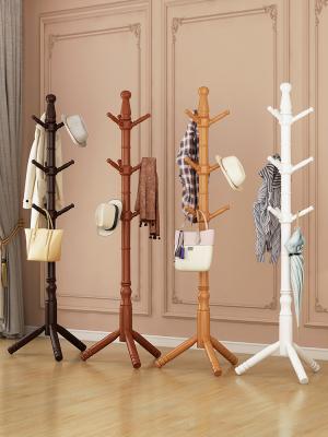 Cina Albero di legno su misura del cappotto del pino del supporto del gancio dello scaffale del cappotto per la camera da letto in vendita