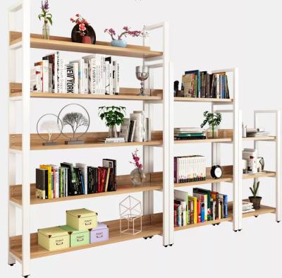 Cina Il metallo industriale regolabile e gli scaffali di libro di legno visualizzano gli scaffali per la biblioteca in vendita