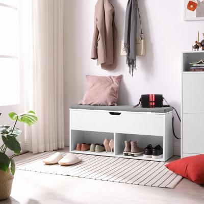 Cina Armadietto di legno della scarpa della piccola del cubo dell'ingresso dello SGS mobilia del portascarpe con Seat in vendita