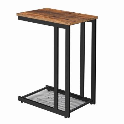 China C dá forma à mesa de centro Sofa Nesting End Tables da madeira e do metal à venda