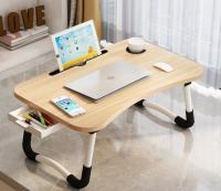 China Multifunctional MDF Wooden Foldable Study Table For Bed Tray Home for sale