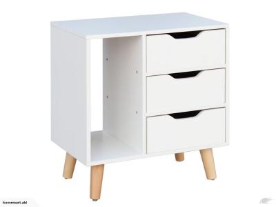 Cina Mobilia di legno del Governo del lato del letto del MDF di comodino a 28 pollici della camera da letto in vendita