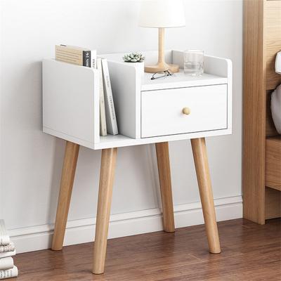 Cina Comodino del compensato del comodino del legname del MDF dello scandinavo con il cassetto in vendita