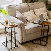 China Modern Narrow Nesting C Tables Nightstand For Sofa End for sale