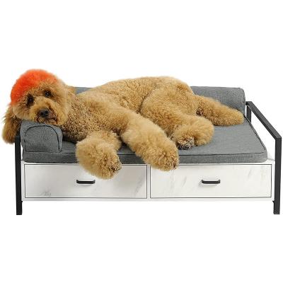 Cina Sonno di legno amichevole di Sofa Raised Dog Bed Wood del cane di Eco in vendita