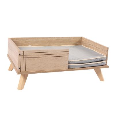 Cina Grande letto di legno dell'interno su ordinazione dell'animale domestico per Cat Dog in vendita