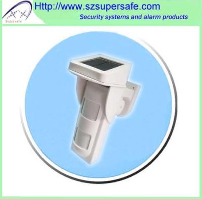 China Solar Powered Wireless Outdoor PIR Detector for sale