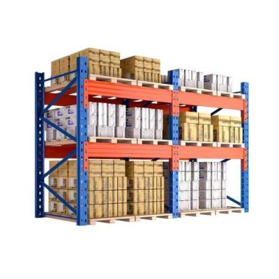 China Warehouse Heavy Duty Sheet Metal Stacking Pallet Rack Beams Storage for sale