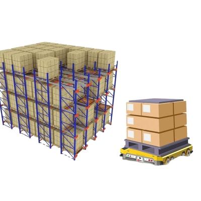 China Smart Warehouse Three-dimensional Dense Automatic Shuttle Customized Heavy-duty Two-way Shuttle Manufacturer for sale