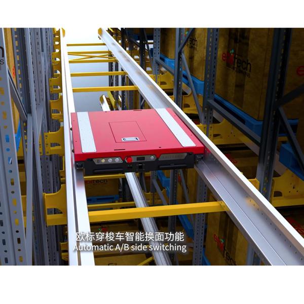 Quality Automatic Warehouse Shuttle Pallet Movers Robot Bins Mover Automatic Auto-picking Equipment Inside Between the Racks System for sale