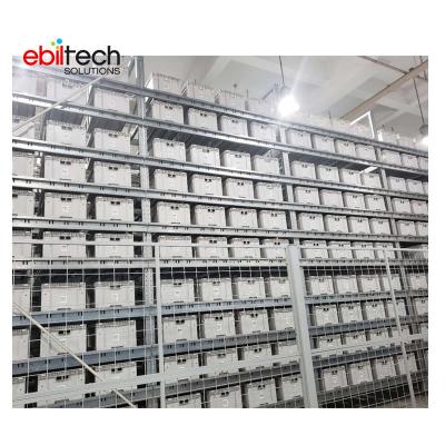 China EBILTECH Automated Warehouse Lift Storage Multi Layer Shuttle Car for Industry Warehouse for sale