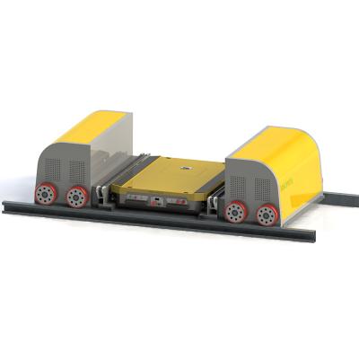 China EBILTECH Mother Daughter Carts Moving Pallet Shuttle Carrier System Sliding Contact Line Multi-color Automatic Racking System for sale