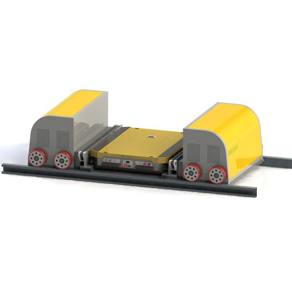 Quality EBILTECH Mother Daughter Carts Moving Pallet Shuttle Carrier System Sliding Contact Line Multi-color Automatic Racking System for sale