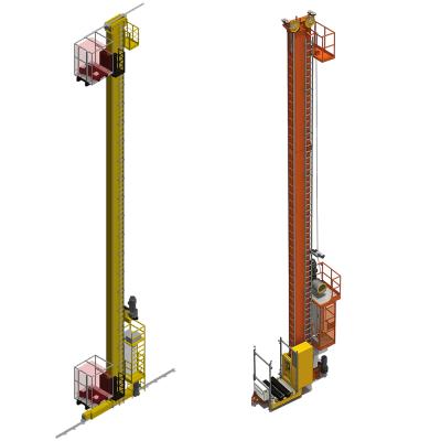 China Fully Automatic Roadway Miniload Stacker Crane for Automated Storage and Retrieval Racking System ASRS for sale