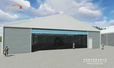 China 1500 sqm 25x60m Alucminum Storage Warehouse Tent With Sandwich Hard Walls Roller Shutter for sale