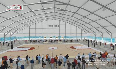 China UV Resistant Waterproof Roof Cover Sports Event Tents Polygon Tent Aluminum Structure for sale